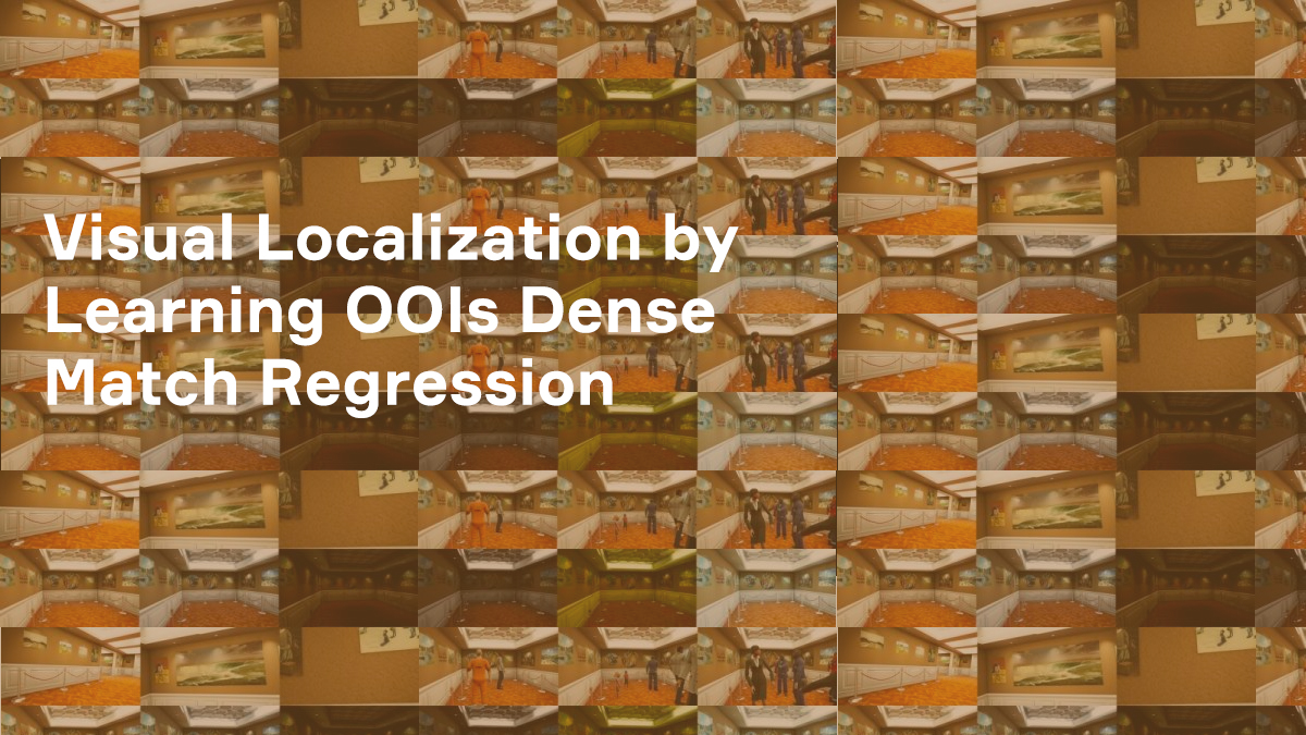 Visual Localization by Learning OOIs Dense Match Regression - Naver Labs Europe