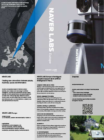 NAVER at EMNLP 2020 - Naver Labs Europe