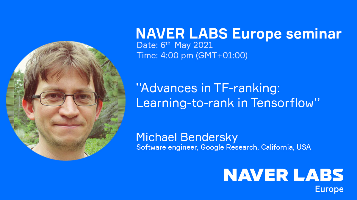 Advances in TF-ranking: learning-to-rank in Tensorflow - Naver Labs Europe